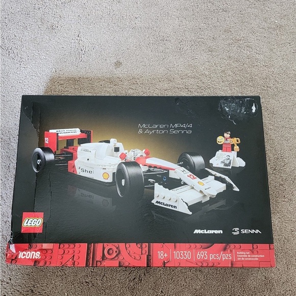 Lego | Toys | Lego 330 Icons Mclaren Mp44 Ayrton Senna 18 8672 | Poshmark